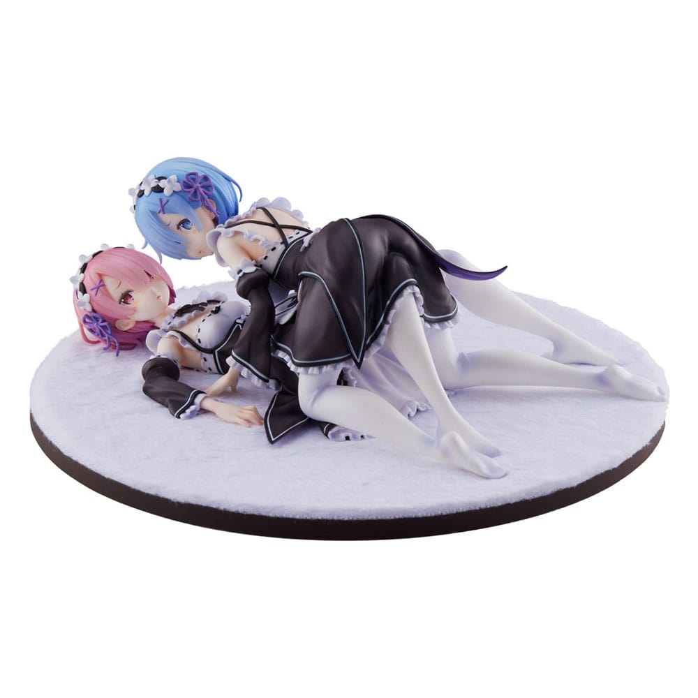 Re:Zero Starting Life in Another World PVC Statue 1/7 Ram & Rem 9 cm ...